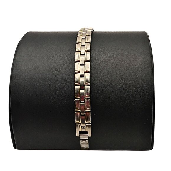 Titanium | Accessories | Mens Chain Link Titanium Bracelet Silver Heavy ...
